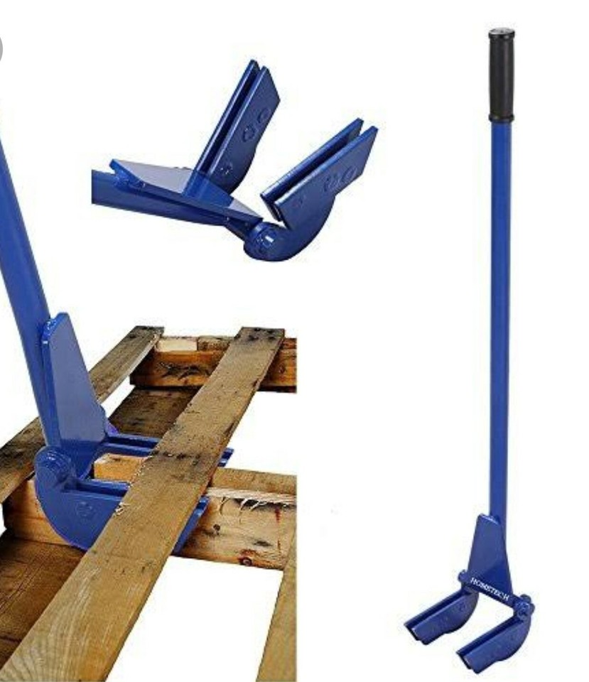 Steel Pallet Pry Bar Buster with Handle recycled timber Demolition ...