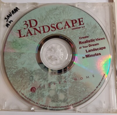 3D Landscape Version 2.0 PC CD-ROM Disc Only 1998 software For Windows 95/3.1 | eBay