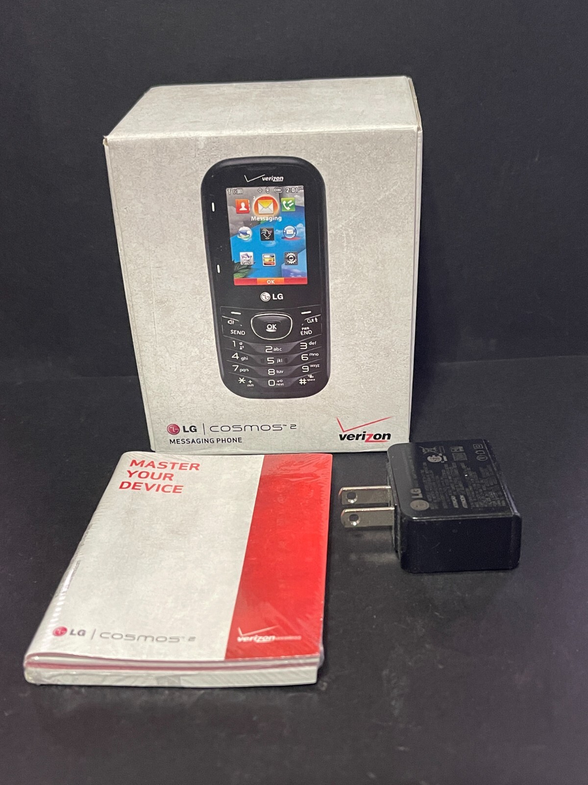 LG Cosmos 2 Lg-VN251 Black Verizon Slider Keyboard Phone | eBay