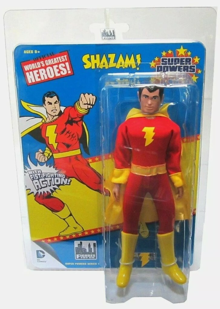Super Powers Retro 8 Inch Series 1 Action Figures Shazam NEW SEALED! | eBay