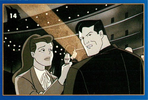 1992 BATMAN ANIMATED Sticker Card BRUCE WAYNE #14 Dynamic Australia | eBay