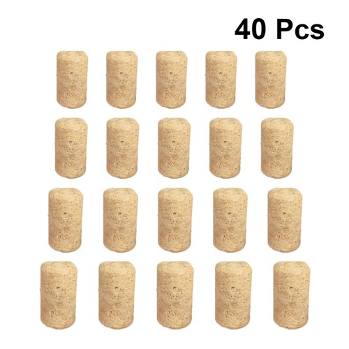 40 Pcs Wine Corks Bottling Corks Crafts Small Cork Plugs Wine Bottle ...