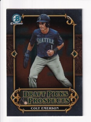 2023 Bowman Draft Colt Emerson Draft Pick Prospects Mariners | eBay
