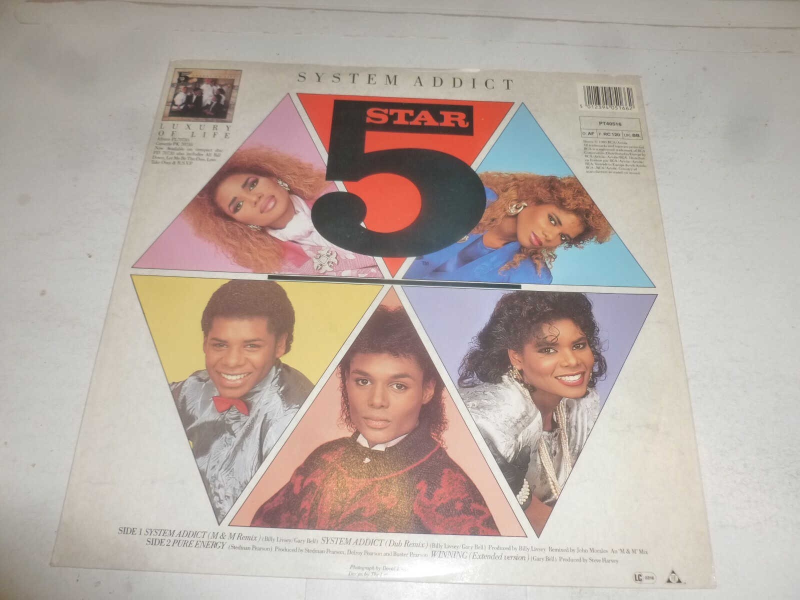 FIVE STAR - System Addict - 1985 UK 4-track 12" Vinyl Single | eBay