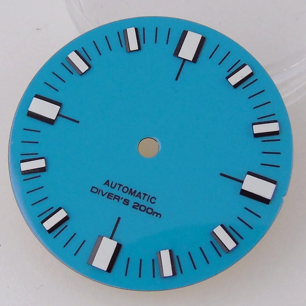 28.5mm Watch Dial Black Shell Dial for NH35 NH36 ETA2824 PT5000 Diver ...