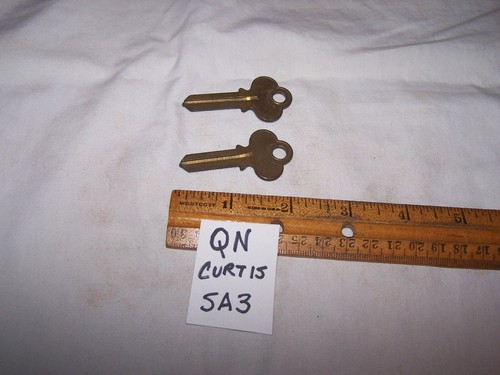 2 Vintage CURTIS IND SA3 Key Blanks CLEVELAND OHIO - Lot QN | eBay