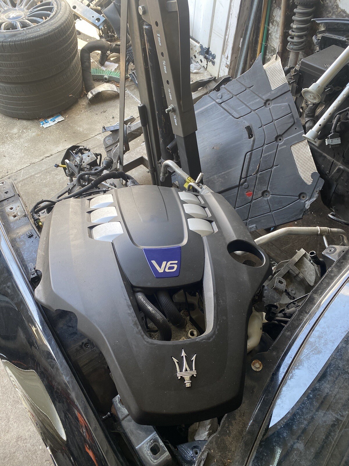 3.0L V6 Engine Cover Cap Shield 670003410 OEM Ghibli Quattroporte S Q4 ...