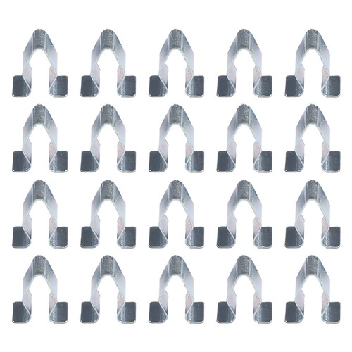 Clips de Fixation Métal 20 PCS Métal Argenté Bordure Ressort Clip Haute ...