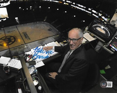 Mike Doc Emrick Signed 8x10 Photo Autographed BAS NHL NBC Philadelphia ...
