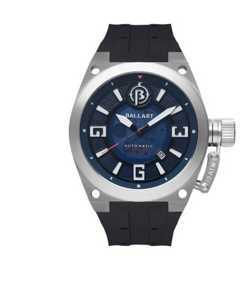 Ballast VALIANT Blue Dial Stainless Steel 44mm Automatic Diver 200m ...