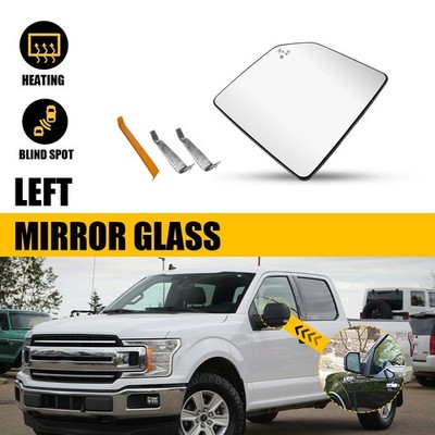 Left Driver Side Heated Mirror Glass W Blind Spot Sensor For 2015-2020 ...