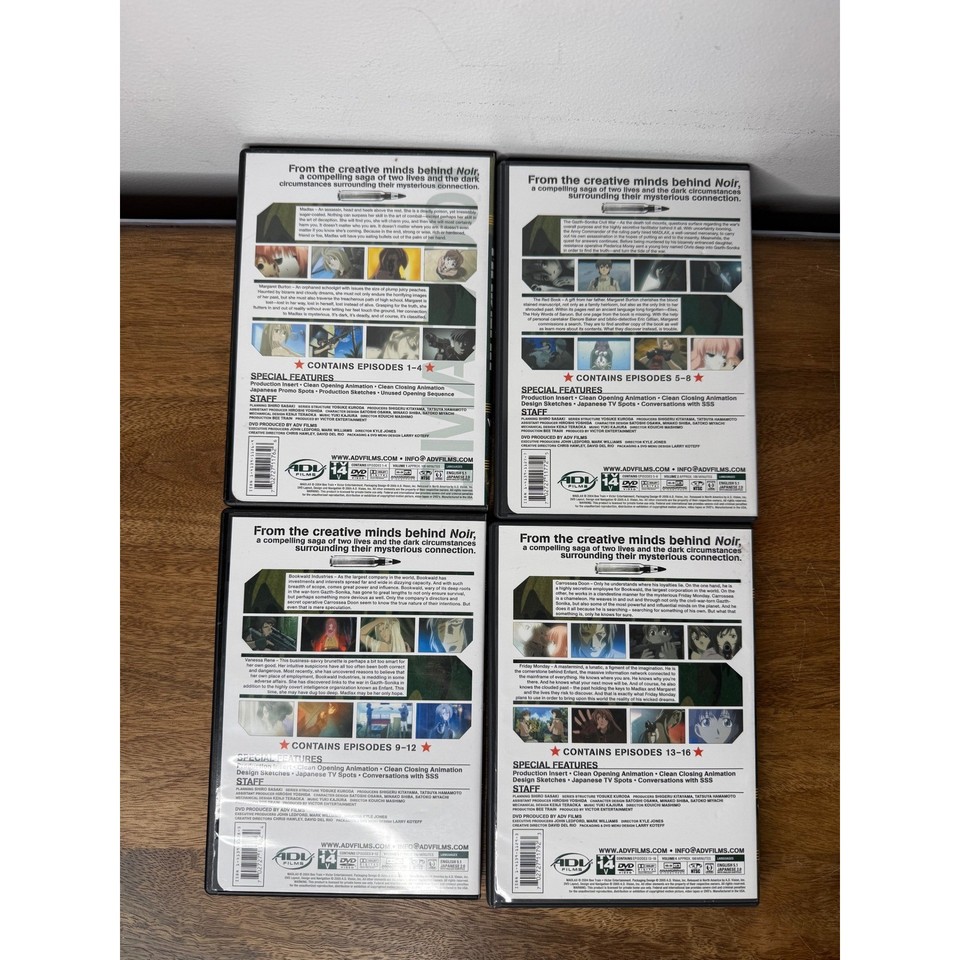 MADLAX Anime DVD Complete Series Collection Volumes 1 2 3 4 | eBay