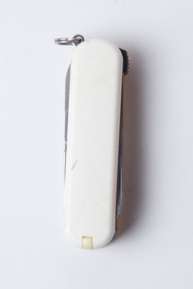 Victorinox Swiss Army Knife - Key Chain - Nail Clip 580 - White | eBay
