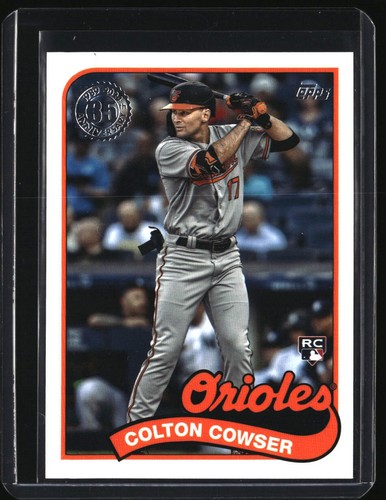 2024 Topps #89B-12 Colton Cowser 1989 Topps Baseball 35th Anniversary ...
