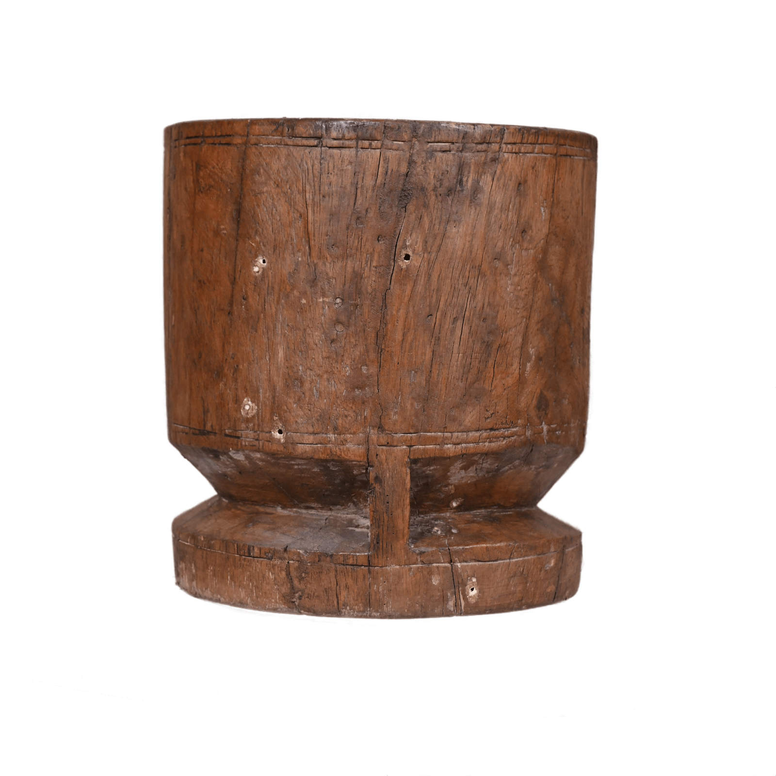 Indian Vintage Wooden Himachal Storage Water Pot handmade OKHALI ...