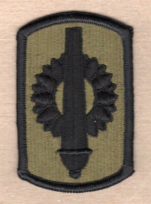 Army Patch: 130th Field Artillery Brigade - subdued, merrowed edge | eBay