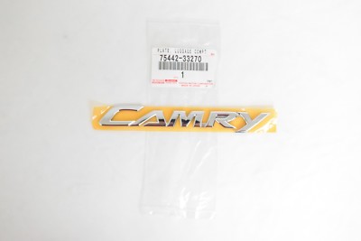 GENUINE TOYOTA CAMRY 07-11 REAR TRUNK EMBLEM BADGE 75442-33270 OEM | eBay