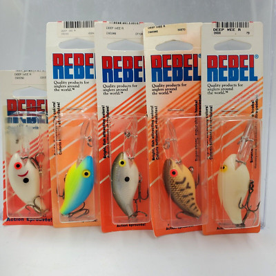 Vtg New Rebel Deep Wee R Crankbait Fishing Lure Bass Crappie Choose ...