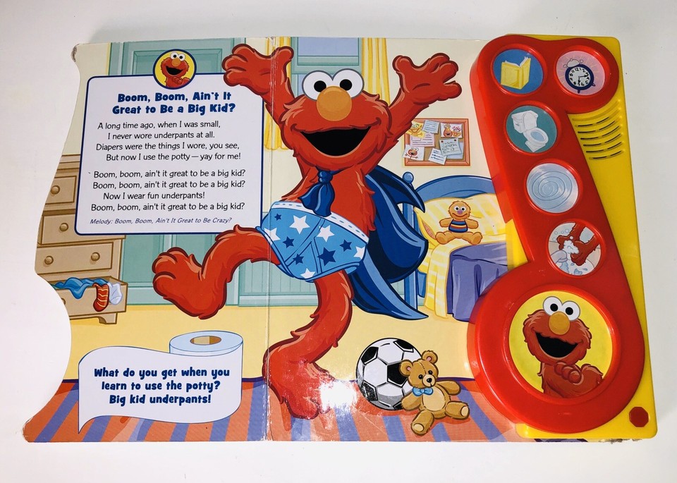 Sesame Street - Elmo Potty Time Songs,Play-a-Song; Sesame Workshop ...