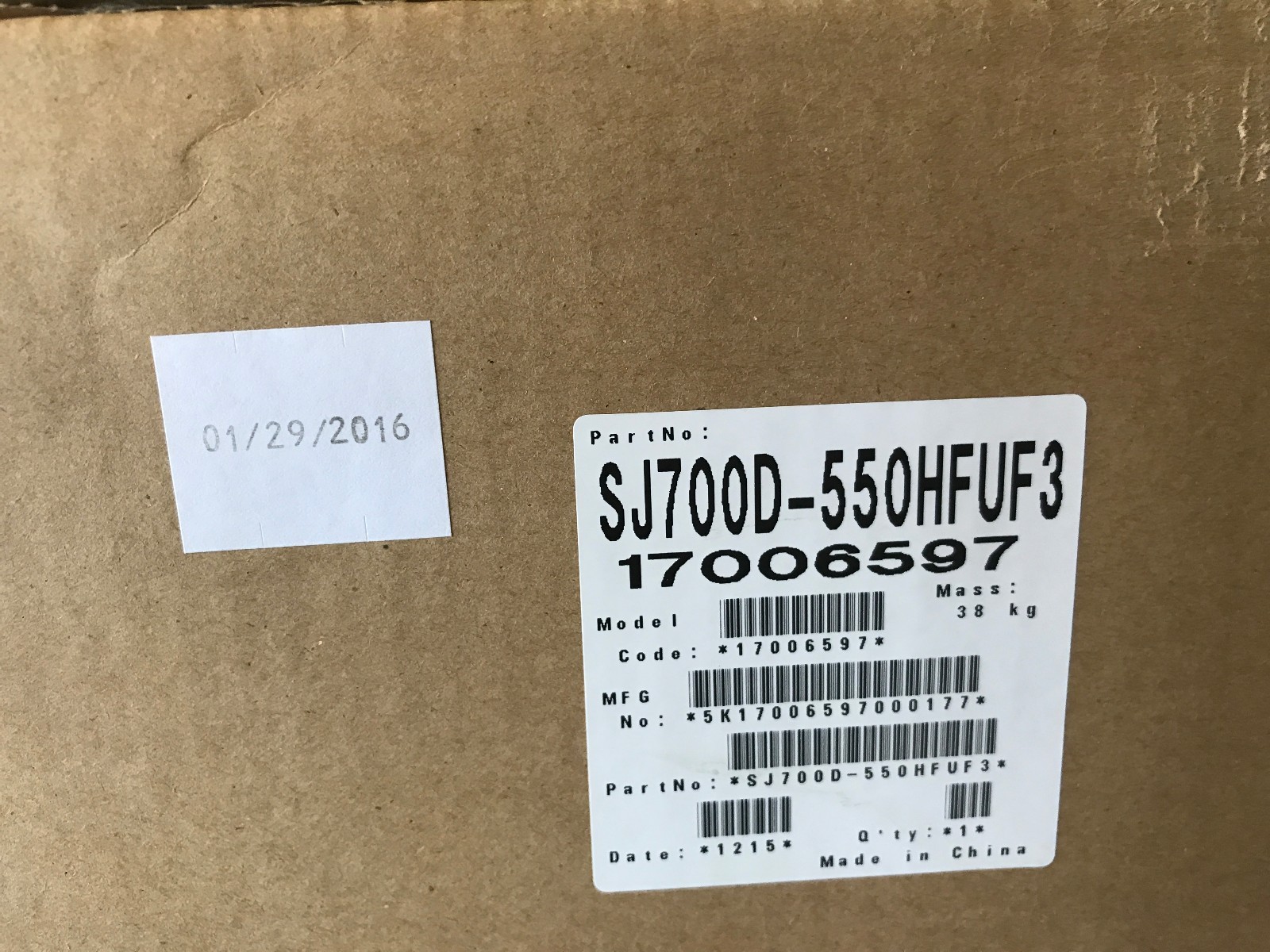 Hitachi, Ltd SJ700D-550HFUF3 380-480 volt,3 phase, 75 HP, 112 / 135 ...