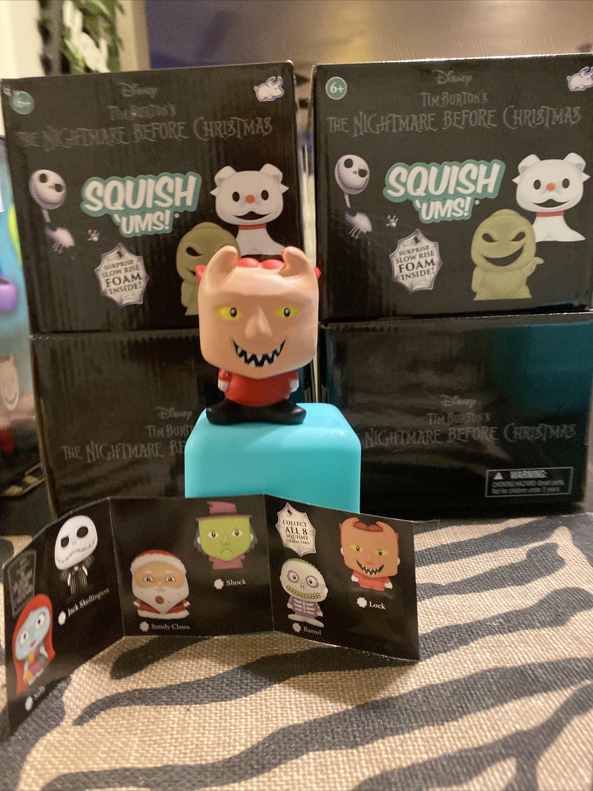 New- Disney Squish 'Ums Nightmare Before Christmas - Lock | eBay