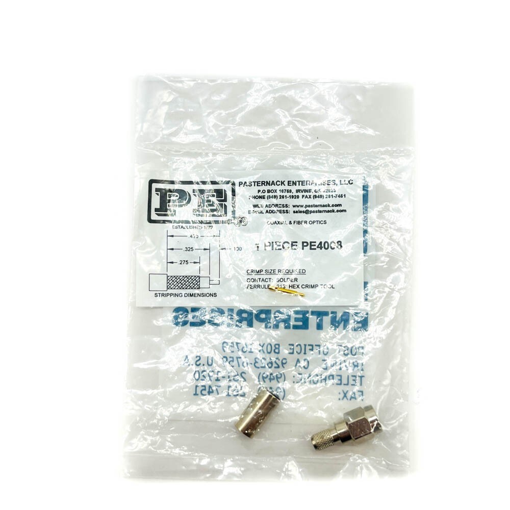 2 Pc Pasternack SMA RF PE4008 for sale online | eBay