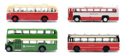 EFE 1:76 SCALE 13906/16312/23322/16205 LOT OF 4 ASSORTED DIECAST BUSES ...