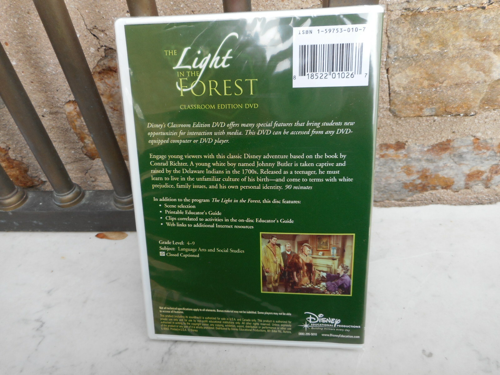 Disney The Light in The Forest 1958 Fess Parker DVD Live Action for ...