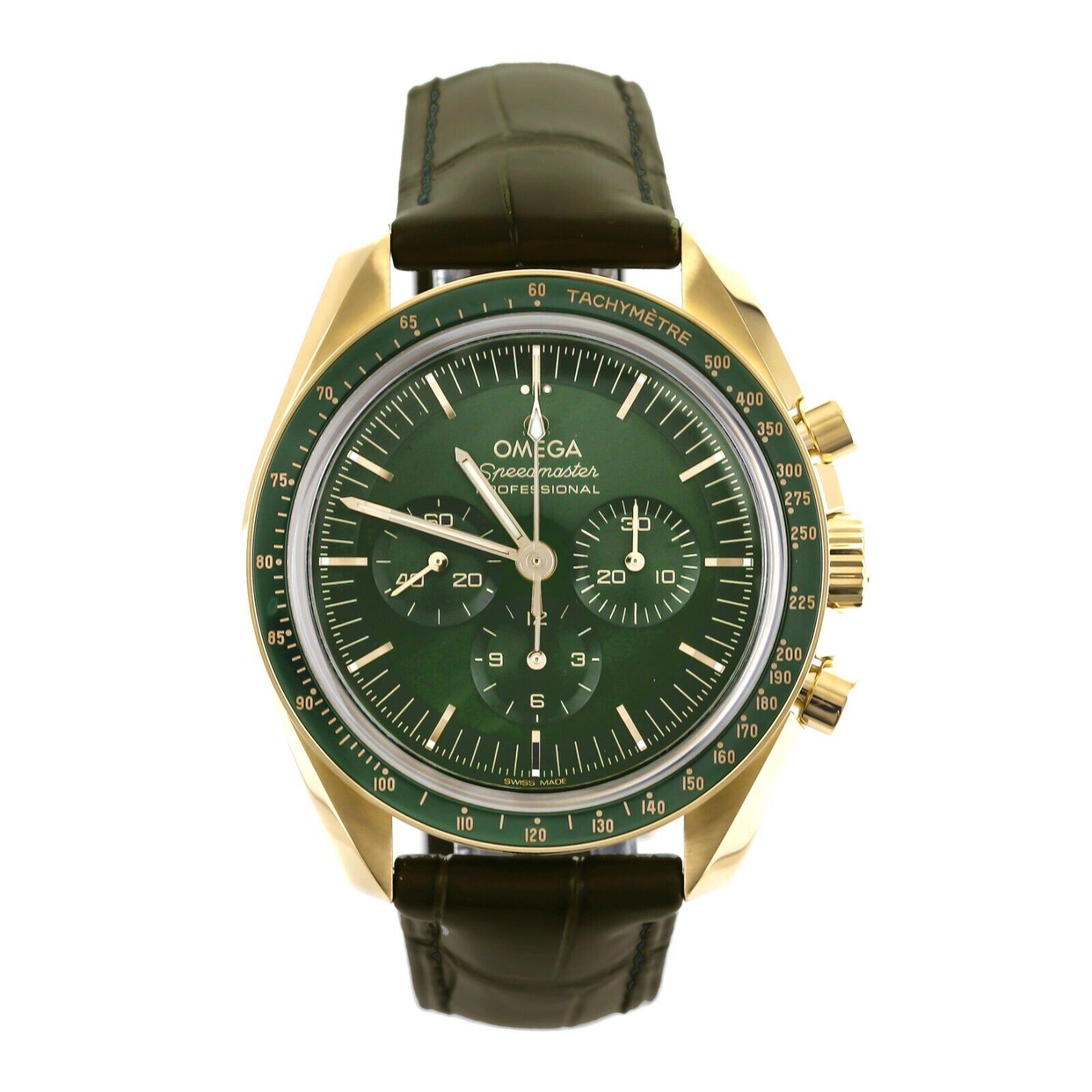 OMEGA Speedmaster Green Men's Watch - 310.63.42.50.10.001 for sale ...