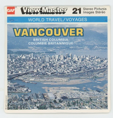 Vancouver Britannique Columbia View-Master Paquet A-012 Full Couleur ...