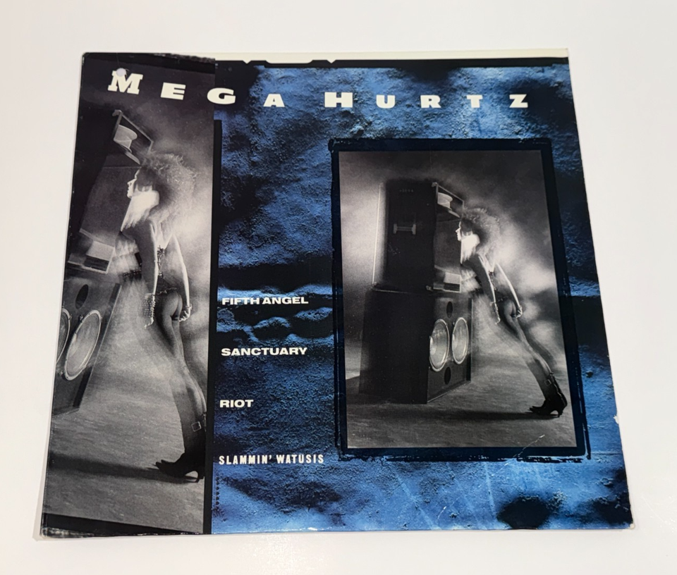 Mega Hurtz Heavy Metal Vinyl LP Compilation Fifth Angel Sanctuary Riot ...