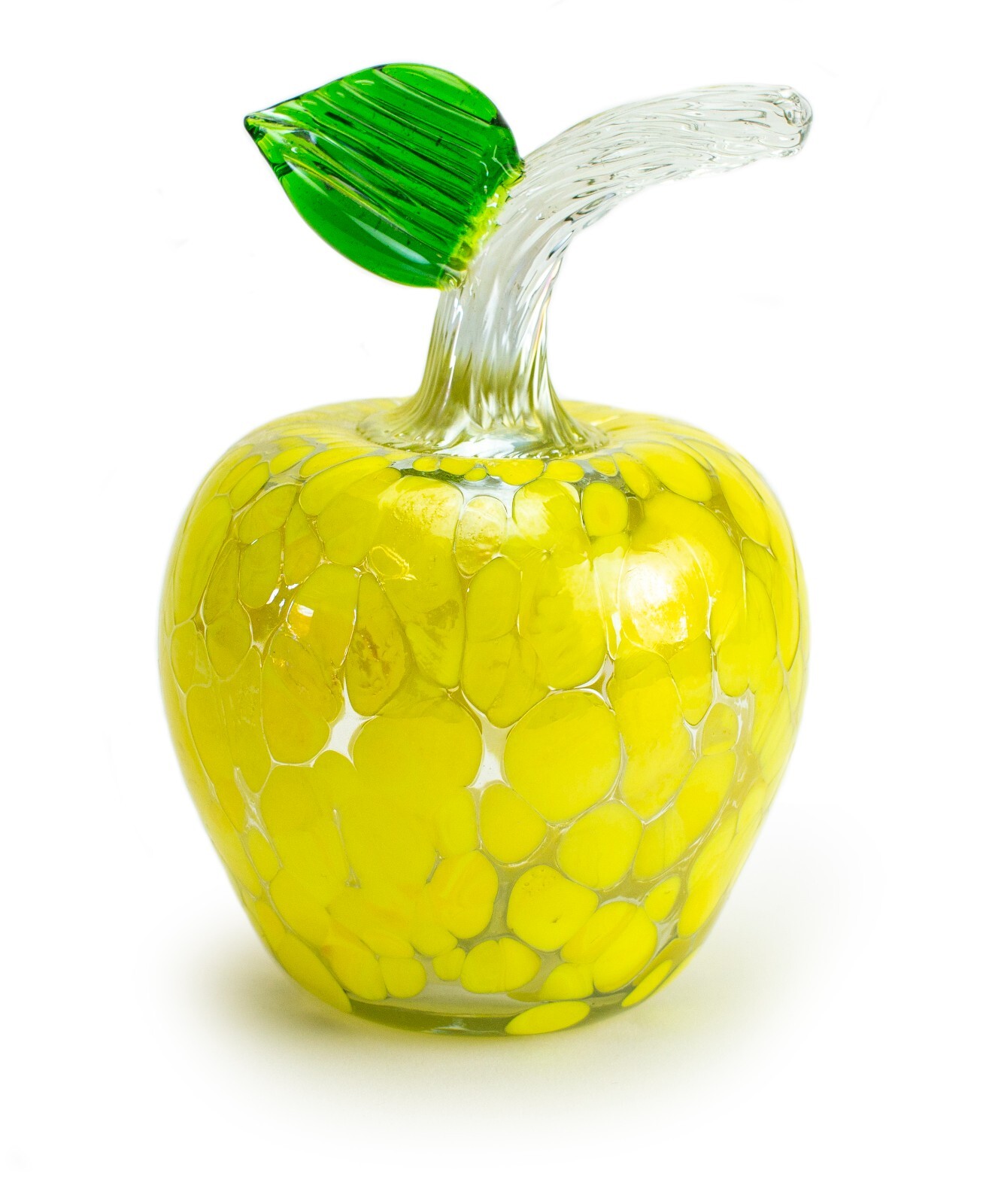 Crystal Hand Craft Blown Glass Apple Collection Made in one Piece - 6 ...