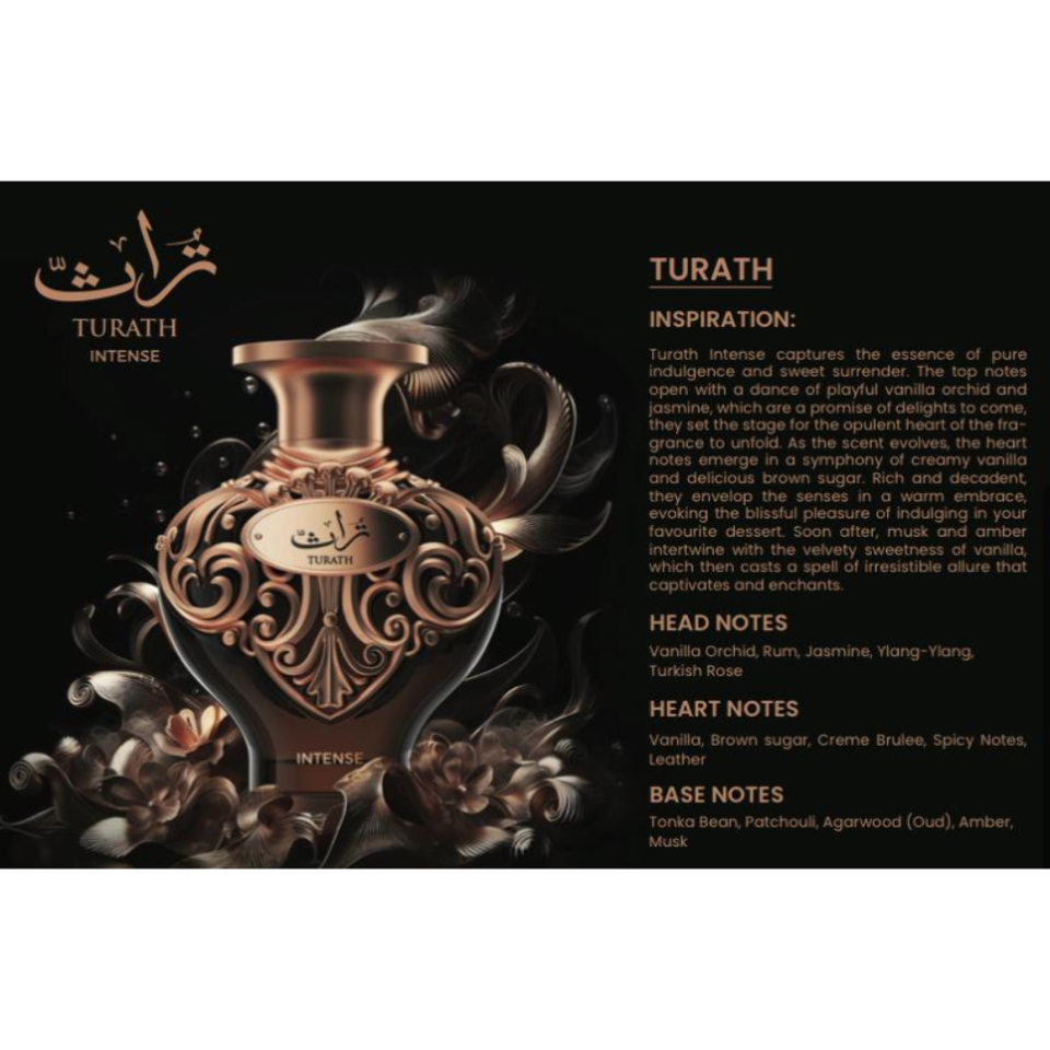 Le Falcone Turath Intense EDP 3.4 OZ/100 ML Legacy Niche Perfume for ...