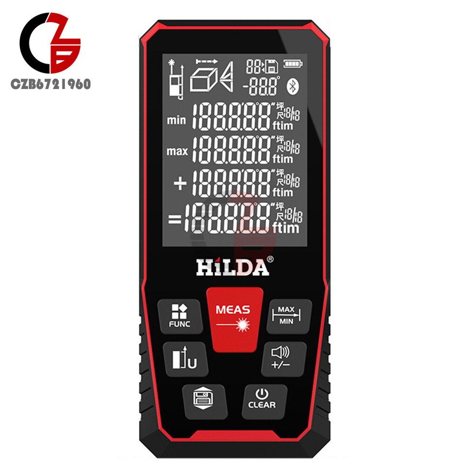 Handheld Digital Laser Point Distance Meter Measure Tape Range Finder ...