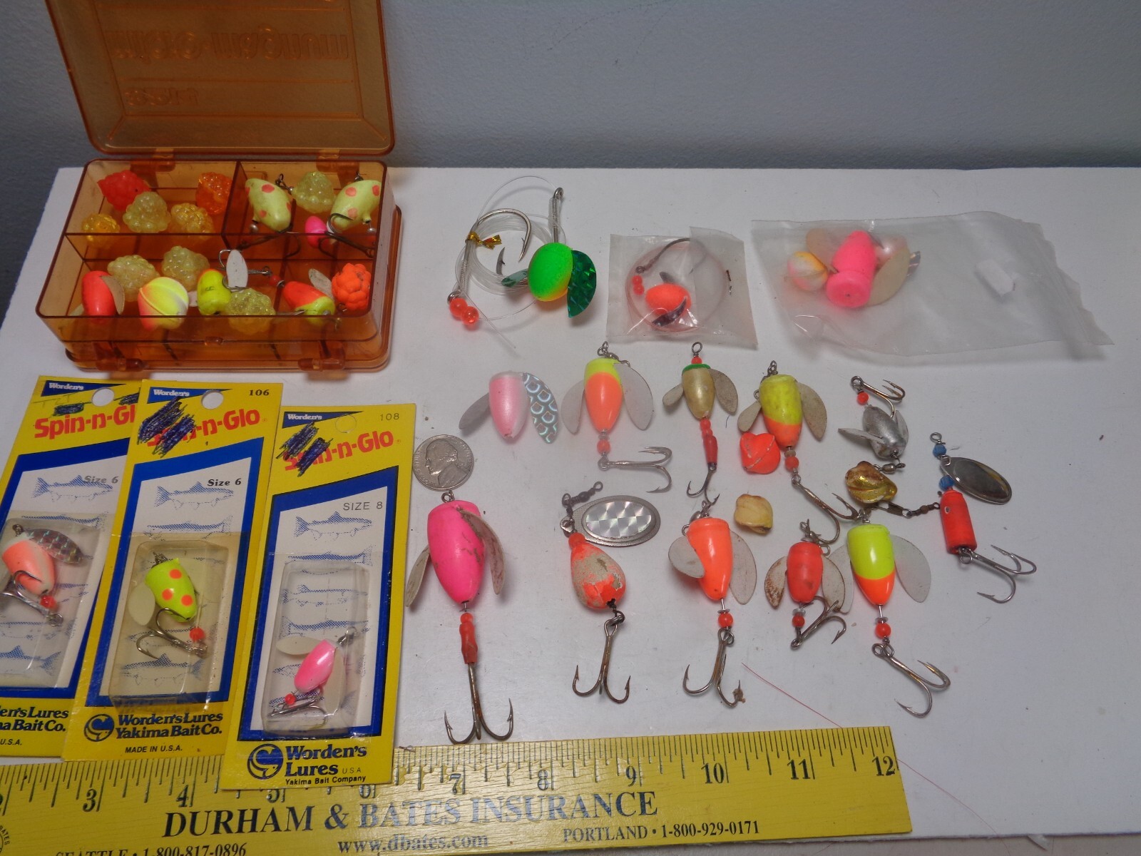 Lot of Vintage Wordens Spin N Glo Trout Salmon Lures | eBay