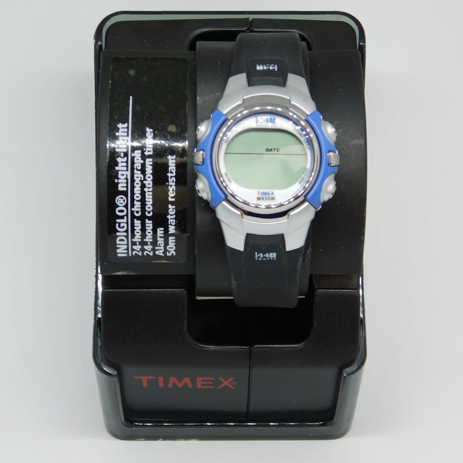 Timex 1440 Sport Indiglo Chronograph Quartz Digital W… - Gem