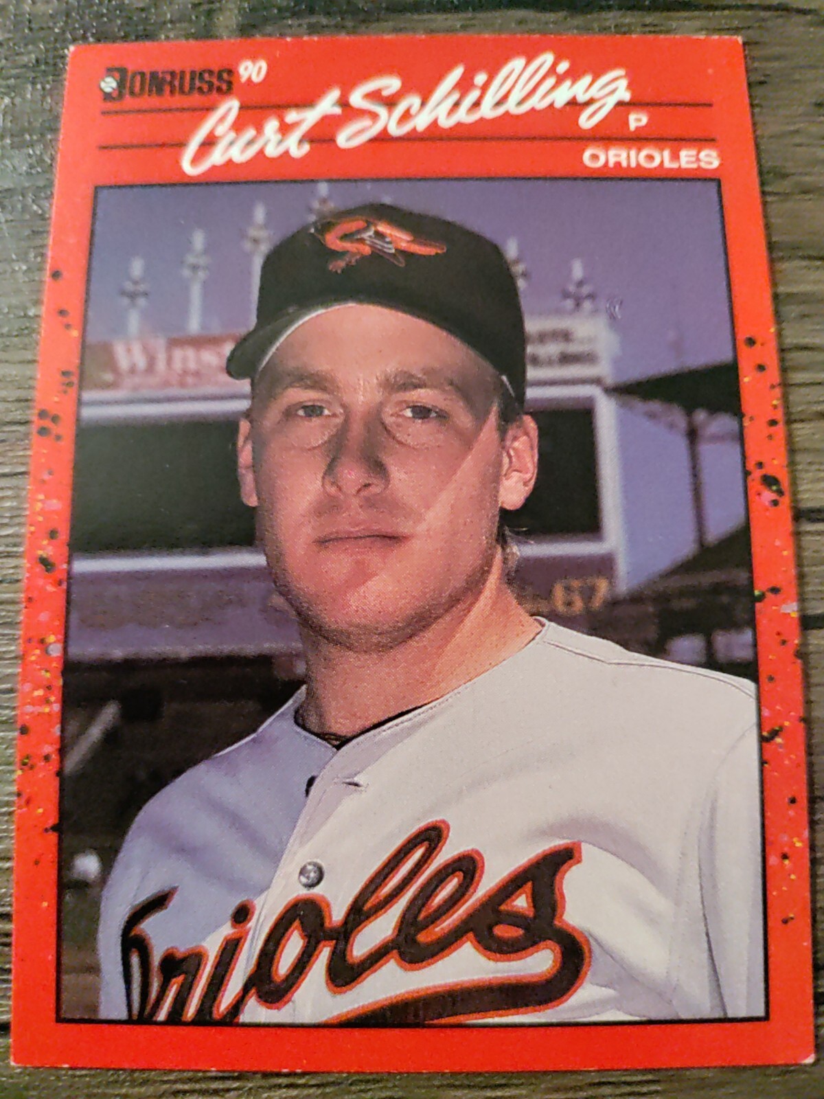 1990 Donruss Curt Schilling #667 Error Baseball Card no dot after inc ...