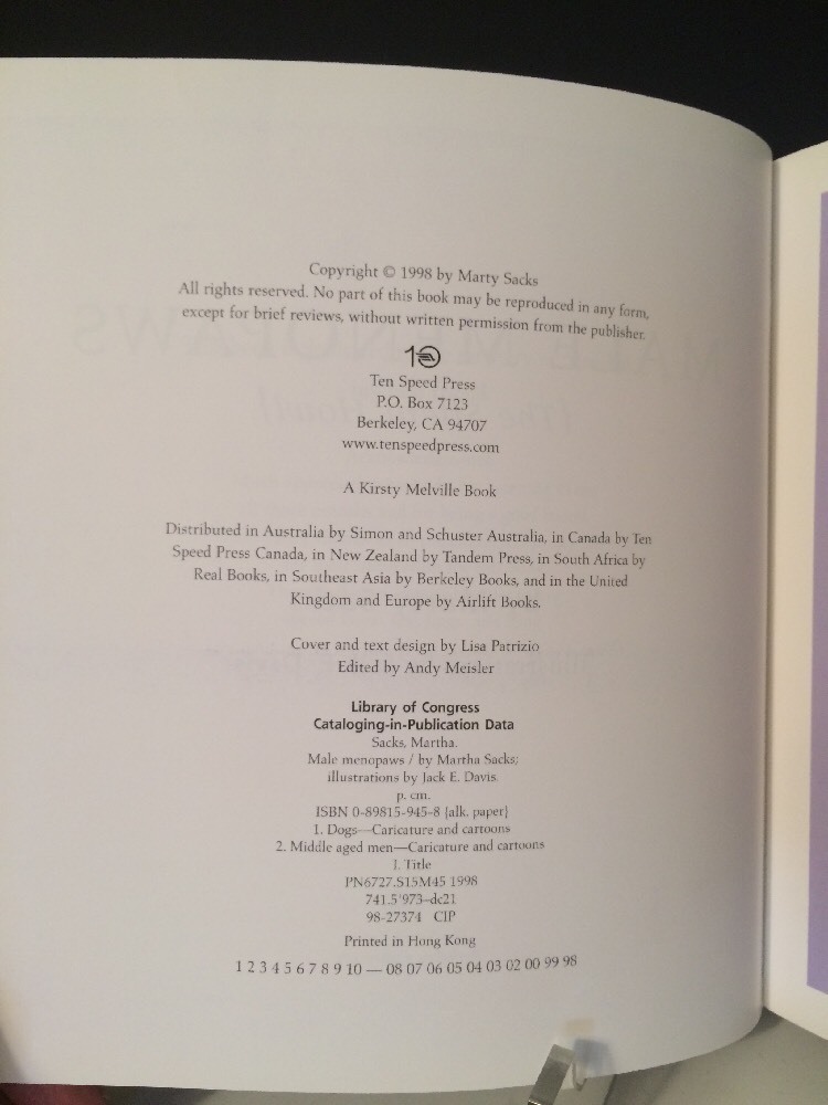 Male Menopaws : The Silent Howl by Marty Sacks (2004, Trade Paperback ...