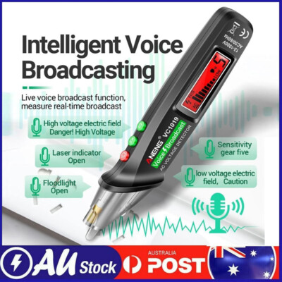 Electric Wire Detector Pen Electroscope Voltage Tester Non-Contact Wire ...