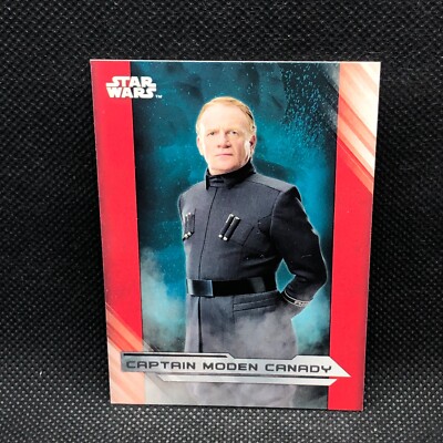 CAPTAIN MODEN CANADY STAR WARS Topps Collectibe Card No.53 VERY RARE ...