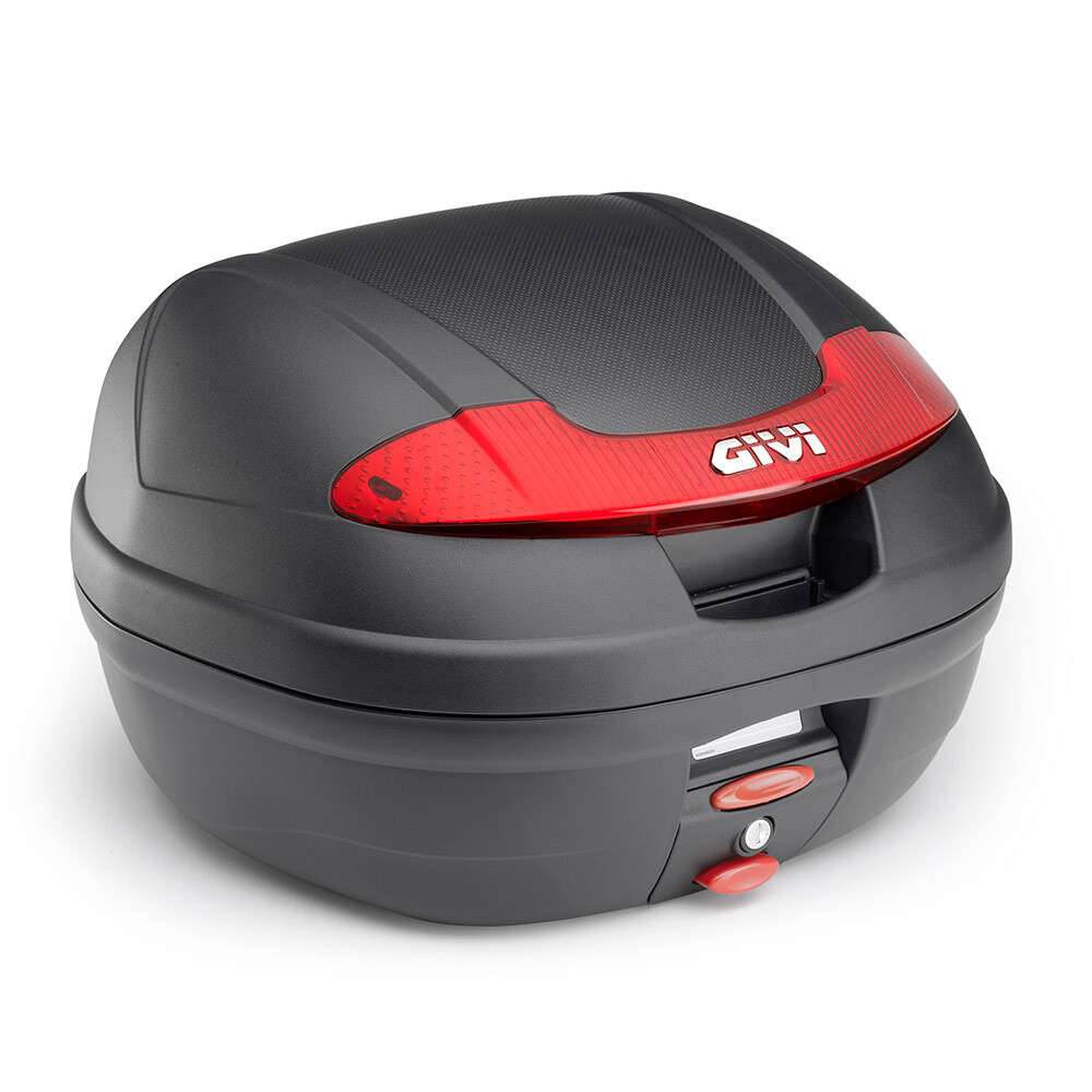 GIVI E340N TOP CASE + SUPPORT VISION SYM CITYCOM 300 2008 08 2009 09 2010 10 | eBay