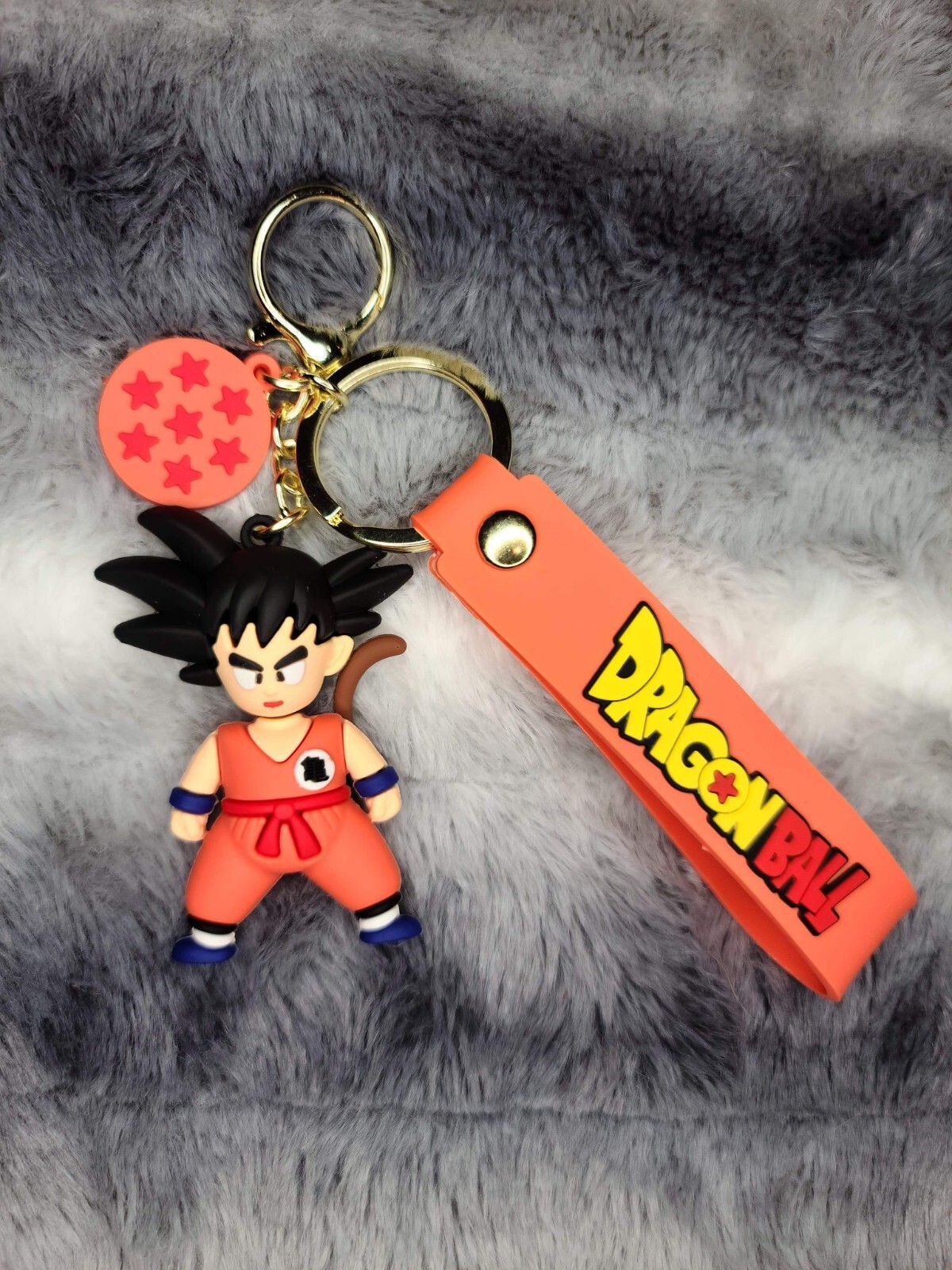 Dragon Ball Z Goku 3D Figure Keychain With Wrist Strap | eBay