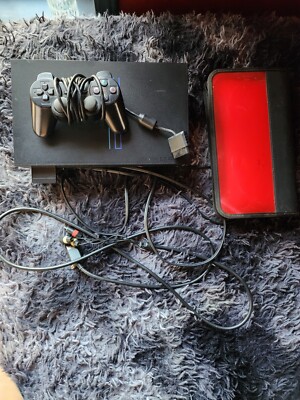PlayStation 2 Fat Console With Controller + 3 Games + Disc Booklet ...