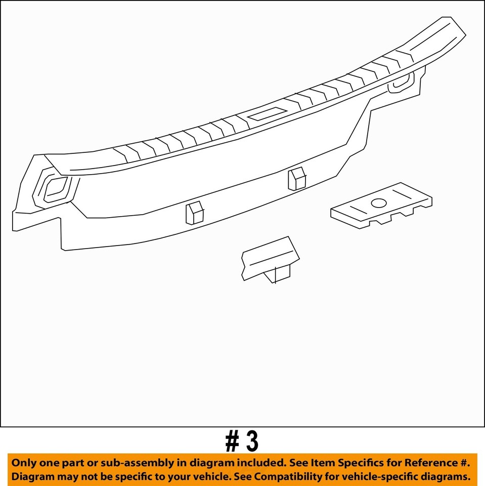 GM OEM 15-19 ATS Rear Body Floor Interior Trim-Rear Panel Trim 84160743 ...