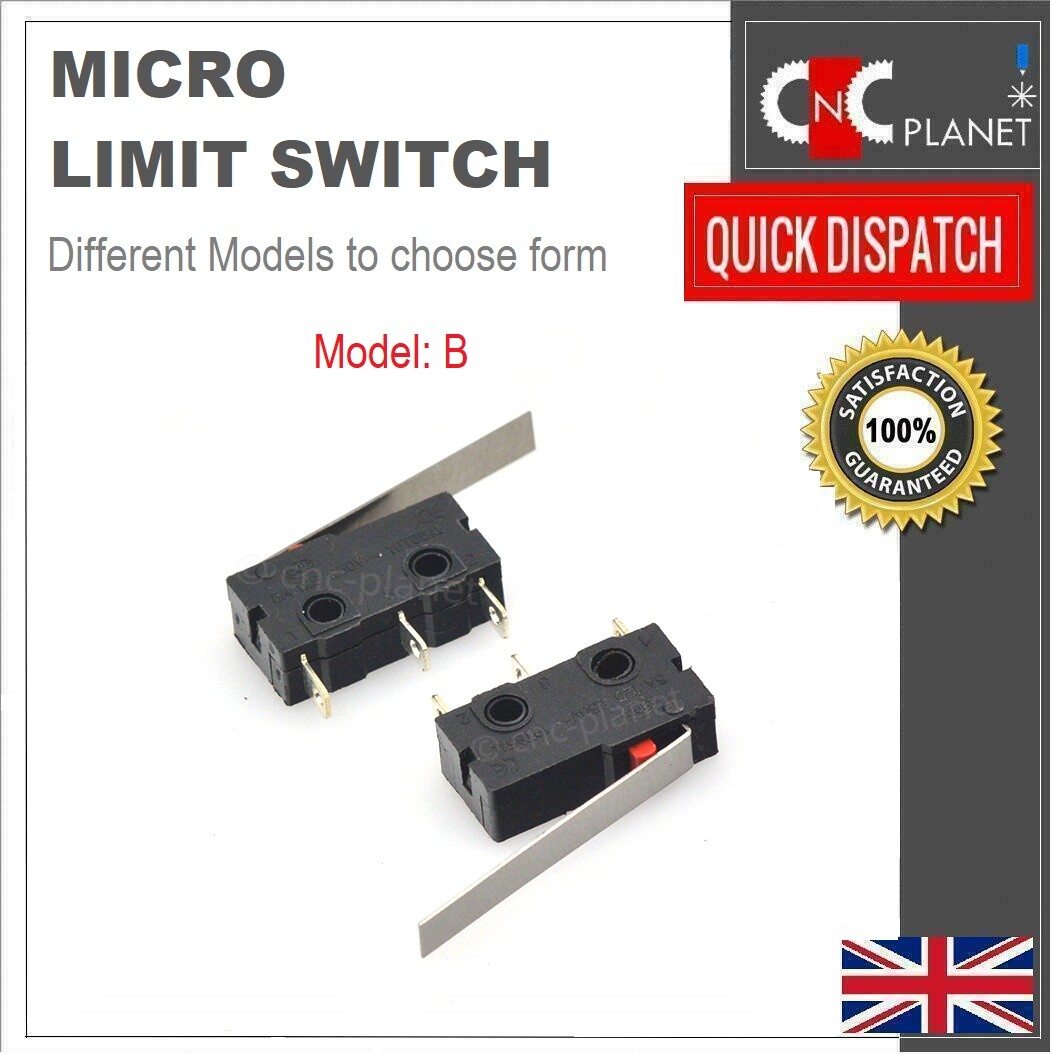 Limit Switch Long Curved Roller Lever 250V 5A Snap Action Micro Limit ...