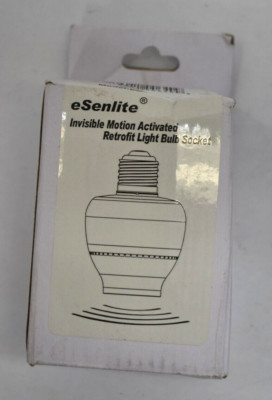 eSenlite Invisible Motion Activated Retrofit Light Bulb Socket Adapter ...