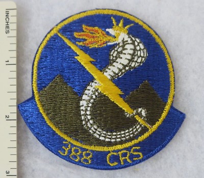 388th COMPONENT REPAIR SQUADRON CRS US AIR FORCE PATCH Vintage USAF ...