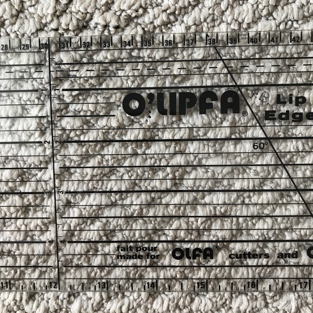 Dritz Nom080878 O'lipfa Lip Edge Ruler 5 X 24 for sale online | eBay