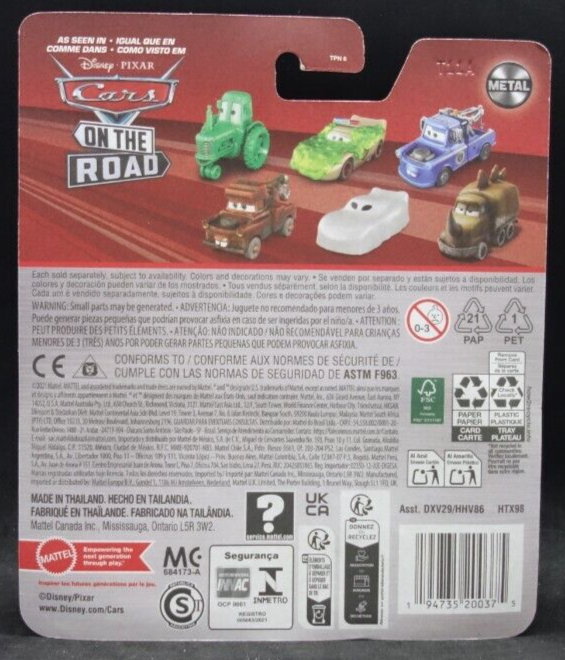 Disney Pixar Cars Jason Roadkey diecast Mattel 1:55 | eBay
