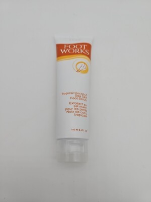 new Avon Foot Works tropical coconut sea salt foot scrub for feet - 3.4 ...